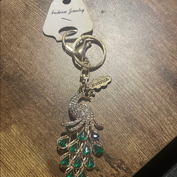 Source Unknown | Accessories | Peacock From Aruba Keychain New | Poshmark